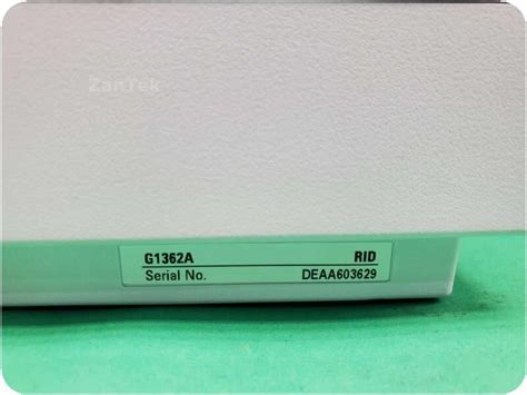 Used AGILENT 1260 Series G1362A Refractive Index Detector For Sale DOTmed Listing 4674333
