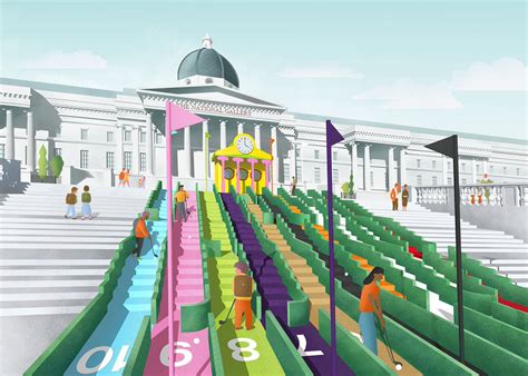Zaha Hadid Contributes To Crazy Golf Course For Trafalgar Square