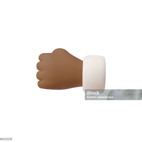 인간의 손 주먹 제스처 3d 벡터 친절한 인사말 주먹 충돌 꽉 쥔 아프리카 팔 싸움 또는 항의 상징 힘 아이콘 3차원 형태에 대한 스톡 벡터 아트 및 기타 이미지 Istock