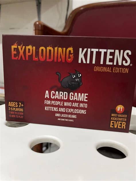 Exploding Kittens Board Game Free Shipping Hobbies And Toys Toys And Games On Carousell