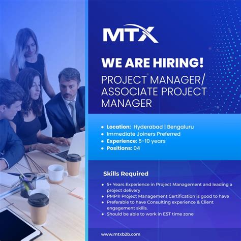 Soniya Yadav On Linkedin Great Opportunity We Are Looking For Project Managers And Associate