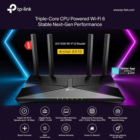 For Sale TP Link Archer AX Wi Fi Router Networking And Internet Carbonite