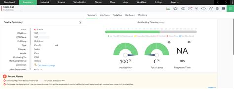 Cisco Switch Monitoring Stack Monitor Tool Manageengine Opmanager