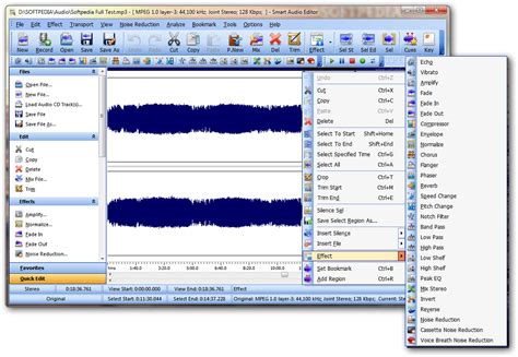 Smart Audio Editor Download Softpedia
