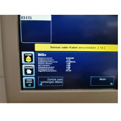 Eeg Bis Monitor Covidien Bis Complete Monitoring System
