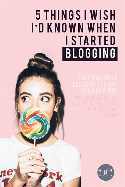 5 Things I Wish I Had Known When I Started Blogging Creative And Coffee