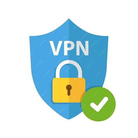 Premium Vector Vpn Shield Flat Vector Icon Secure Connection Sign Virtual Private Symbol
