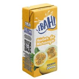 Refresco Saborizado Com Fruta Adoçado Sabor Maracujá 200ml Ebah