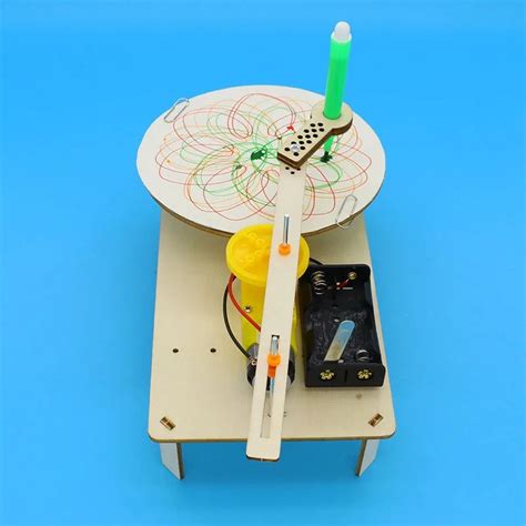 Diy Wooden Electric Automatic Plotter Drawing Robot Stem Kit The Joy Box