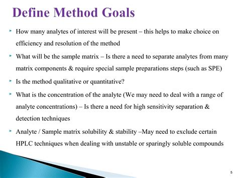 Hplc Method Development Ppt