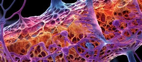 Intricate Network Of Cells Under A Microscope Premium Ai Generated Image