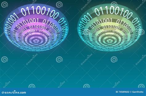 Binary Code Stock Illustration Illustration Of Partnership 74589602