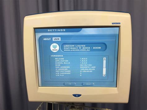 Uscom 1a Non Invasive Ultrasound Cardiac Output Monitor 1 Auschoice