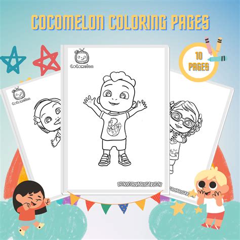 Cocomelon Coloring Pages Online