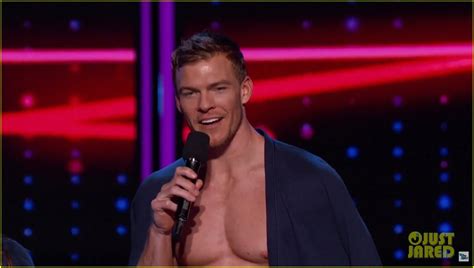 Alan Ritchson Goes Shirtless For I Can Do That Aerial Dance With