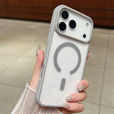 Luxury Acrylic Magnetic Phone Case For Iphone 17 Air 17 15 14 13 12 11
