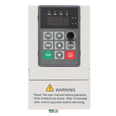 Buy 110v Frequency Drive 0 75kw 7a Single Phase Input 3 Phase Output Vfd Frequency Inverter