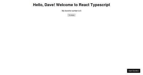 Cra Typescript Codesandbox