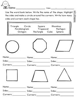 Quick 2d Shape Test By Reading Coffee And Chaos Tpt