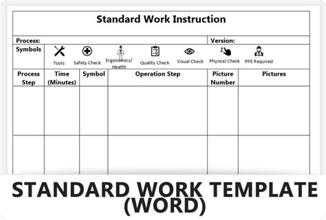 Guide Standard Work Learn Lean Sigma