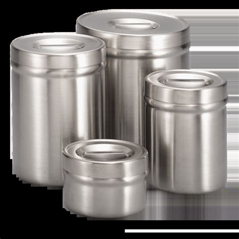 Stainless Steel Medical Dressing Jar Available In 6 Sizes — Blickman