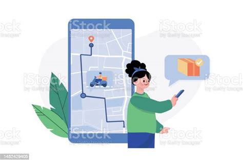 모바일 애플리케이션에서 주문하는 고객 오토바이 운전자는 Gps지도에 따라 이동합니다 0명에 대한 스톡 벡터 아트 및 기타 이미지 0명 건강에 좋지 않은 음식 공장