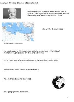 Conceptual Physics Chapter 1 Guided Notes By Science With Mrs Nelson