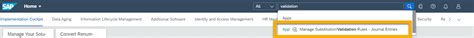 Sap S 4hana Cloud Validation And Substitution Rules Erp Qanda