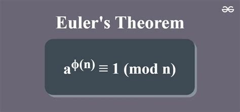 euler s theorem geeksforgeeks