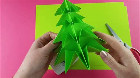 Ялинка з паперу Як зробити новорічну ялинку своїми руками Youtube