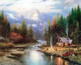 Art By Thomas Kinkade So Very Beautiful Thomas Kinkade Art Thomas