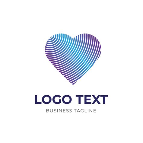 Abstract Heart Logo Design Concept 11272720 Vector Art At Vecteezy