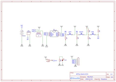Attiny Game V20 Platform For Creating And Sharing Projects Oshwlab