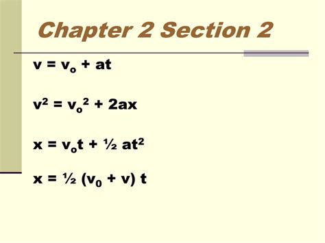 Acceleration And Kinematics Ppt Download