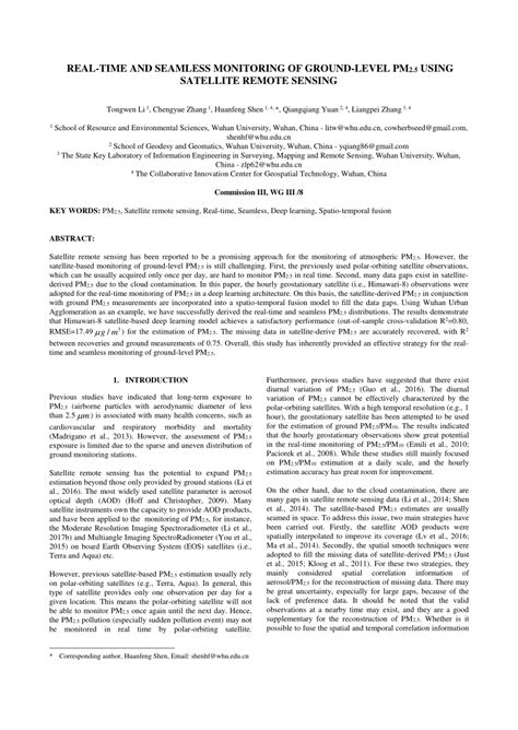 pdf real time and seamless monitoring of ground level pm2 5 using