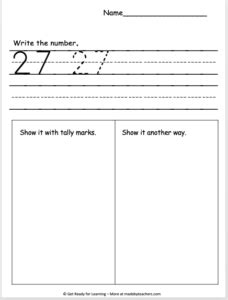Exploring Number 27 Worksheet Made By Teachers