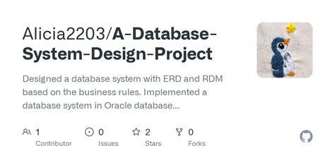 Github Alicia2203a Database System Design Project Designed A