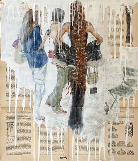 패션일러스트레이터이자 스트리트 라이브 페인팅 아티스트 수와 작가 개인전 《back N Bag 뒷모습 그리고 가방》