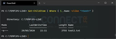 Powershell Les Opérateurs Like Et Notlike It Connect