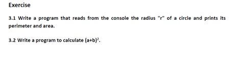 Solved Exercise 31 Write A Program That Reads From The