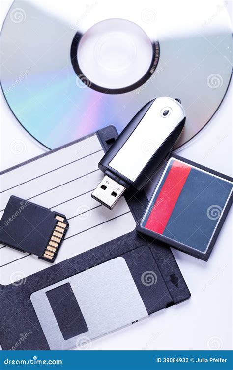 Selection Of Different Computer Storage Devices Stock Photo Image Of Magnetic Assorted 39084932