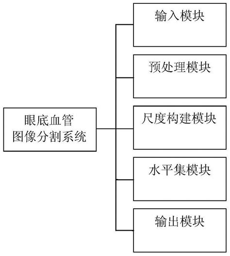 一种基于多尺度水平集的眼底血管图像分割系统及方法与流程
