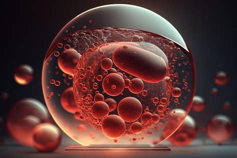 O Fluxo De Eritrócitos Humanos Glóbulos Vermelhos Biconvexos Fundo
