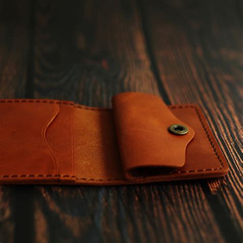 수제 가죽 동전수납 카드지갑 베지터블 투톤브라운 아이디어스