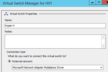 Using Multiple NICS With ONE Hyper V Virtual Switch Virtualization Spiceworks Community