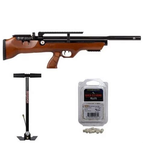 Hatsan Flashpup Qe Pcp Air Rifle 0 25 Caliber Bolt Action With Hand Pump Pellets At Rs 49500 In