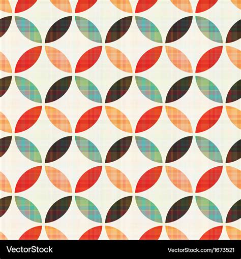 Seamless Geometric Circular Pattern Royalty Free Vector