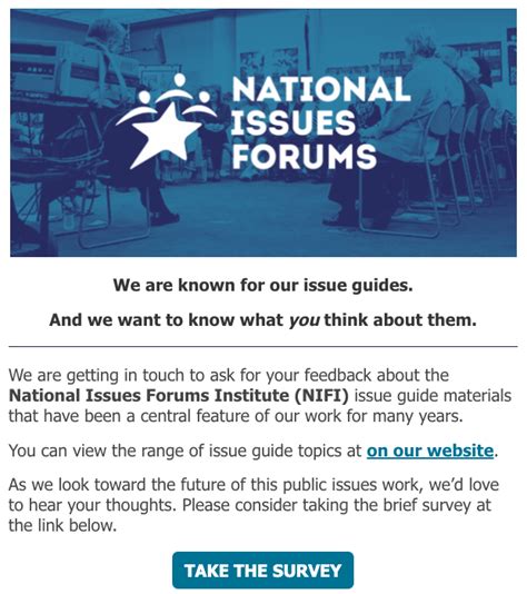 Feedback Wanted On NIFI Issue Guides National Coalition For Dialogue