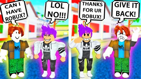 I Pretended To Take His Robux 2 Roblox Admin Commands Roblox Funny Moments Youtube