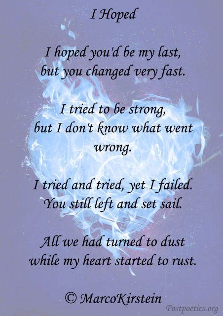 Very Sad Love Poems Heart Broken Poetry By Post Poetics Medium